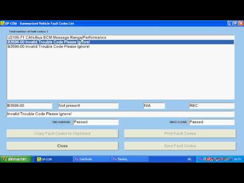 verifier effacer les codes defaut.avi - YouTube