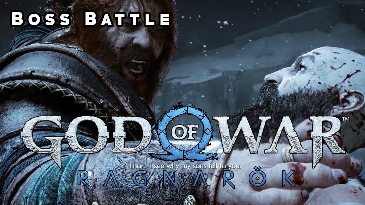 God of War Ragnarok - Kratos vs Thor | Boss Battle - YouTube