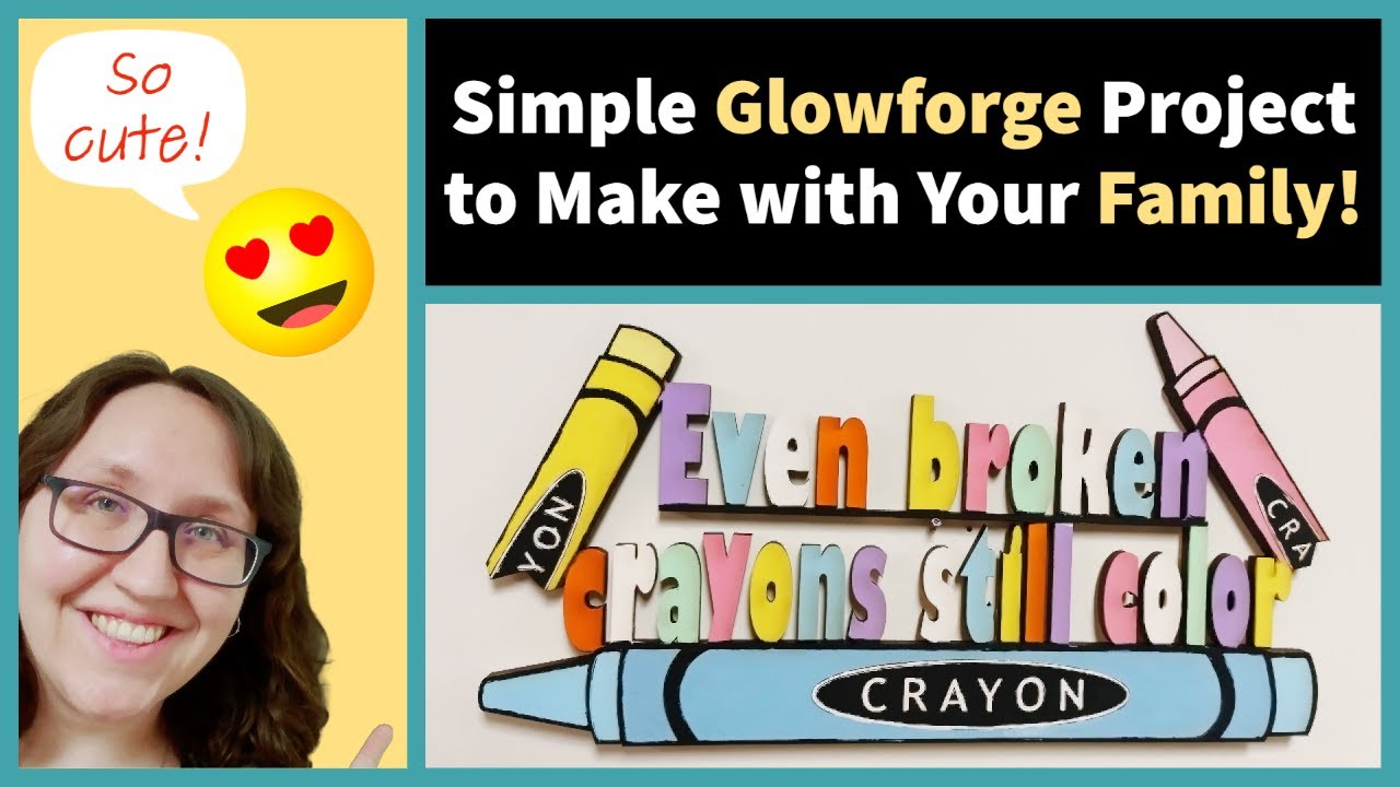 Cute, Colorful Inspirational Quote Sign Made on the Glowforge ...