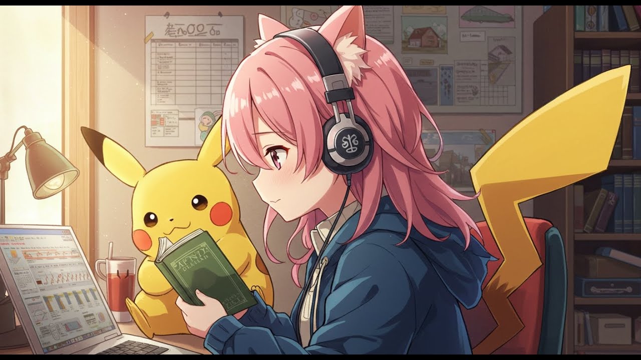 Lofi Pikachu Study Beats | Focus & Relax Music - YouTube