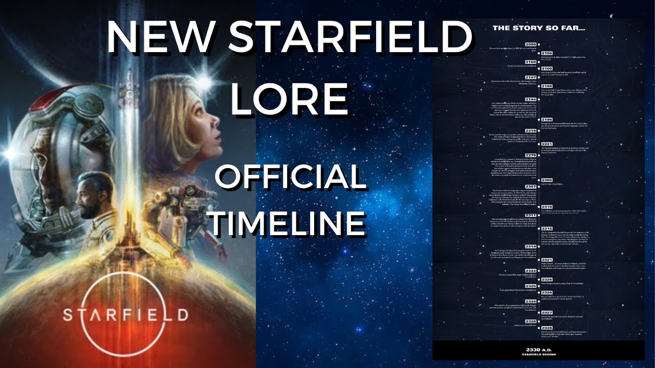New Starfield Official Timeline Lore Revealed - YouTube