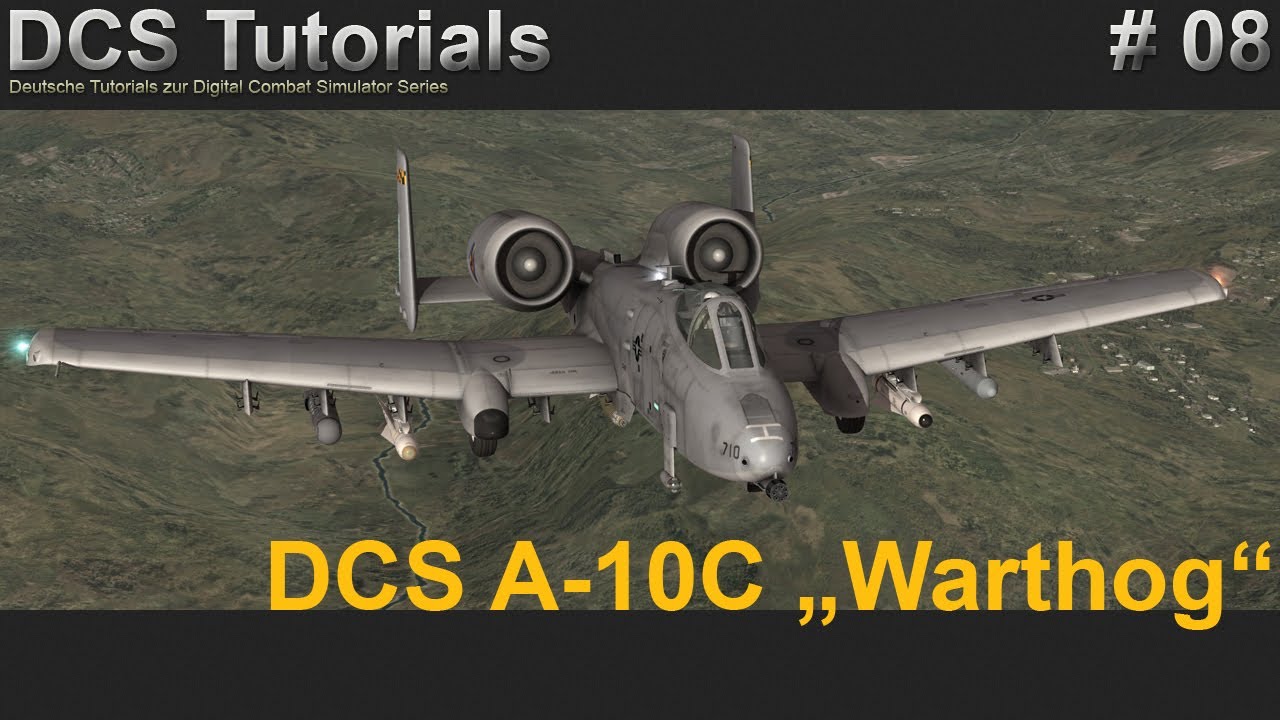 DCS: Warthog #08 [Deutsch/ Full HD] - Landen mit TACAN - YouTube