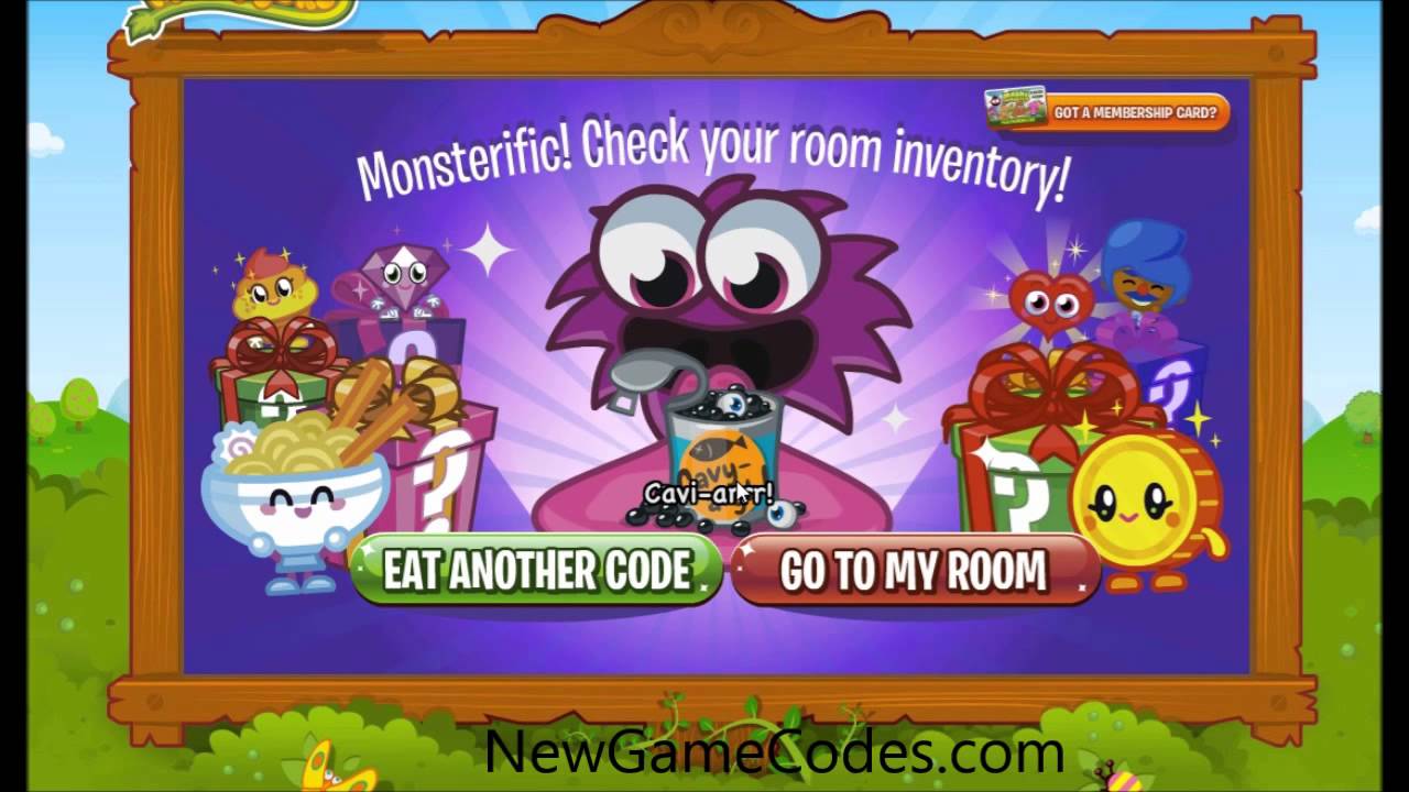Moshi Monsters Secret Codes November 2014 - YouTube