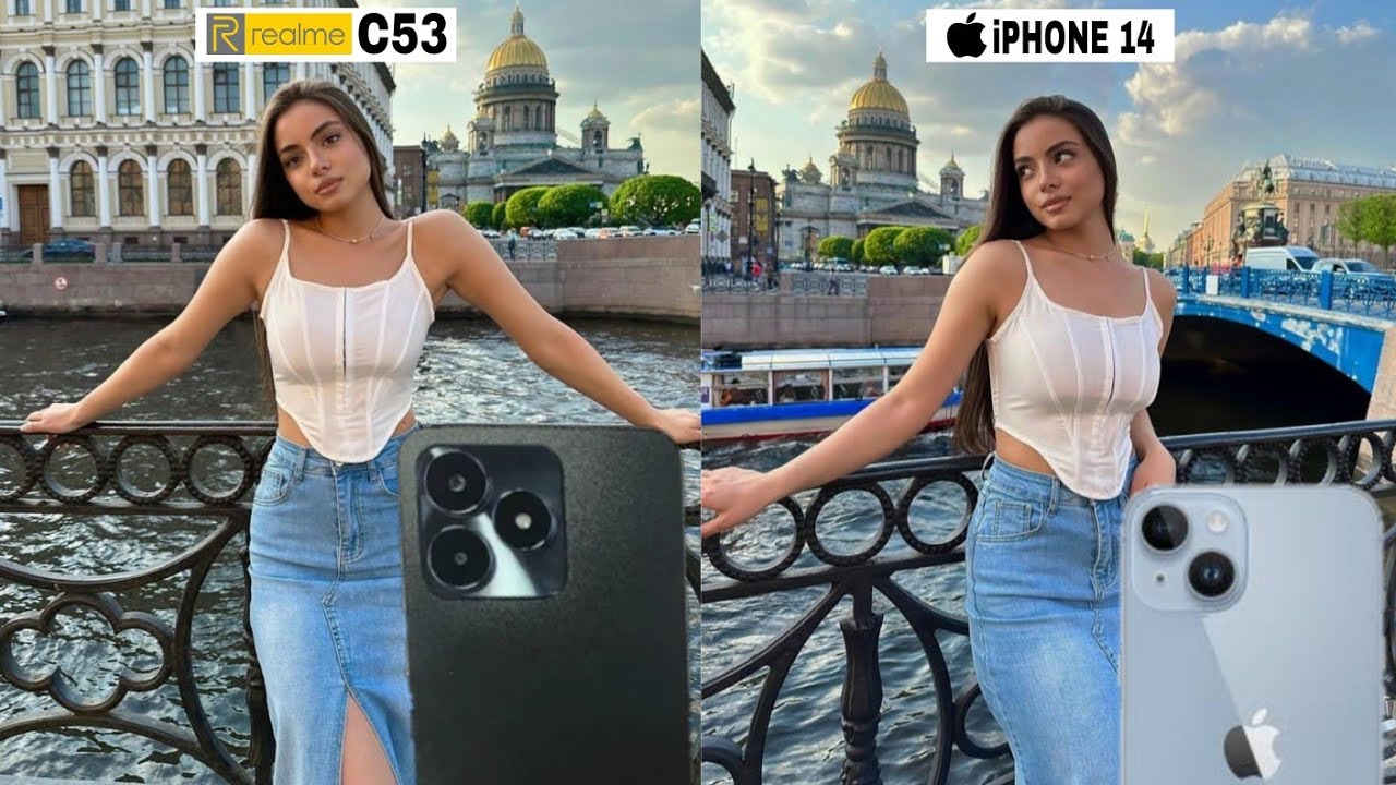 Realme C53 Vs iPhone 14 Camera Test - YouTube