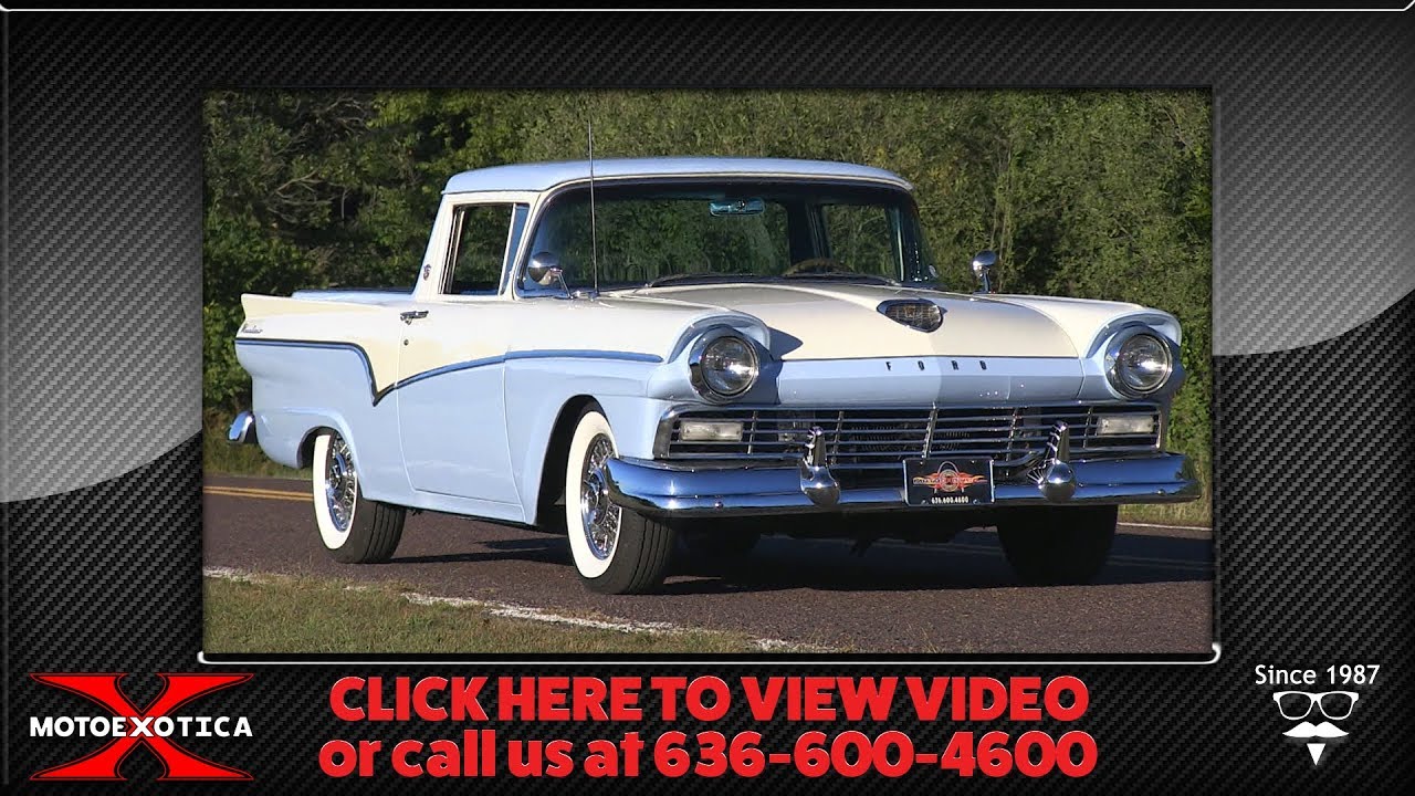1957 Ford Custom Ranchero || SOLD - YouTube