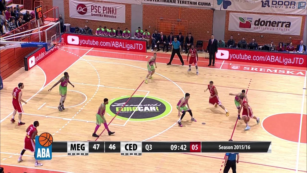 ABA Liga 2015/16 highlights: Mega Leks - Cedevita R22 (31.1.2016) - YouTube