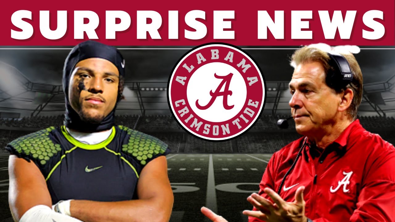 BUSY DAY! BREAKING NEWS! ALABAMA CRIMSON TIDE FOOTBALL NEWS UPDATE ...