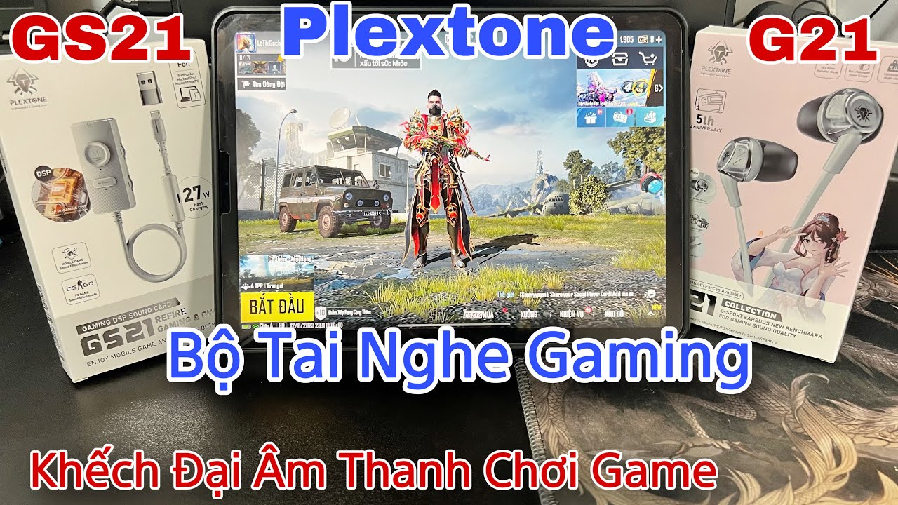 PLEXTONE G21/GS21 Bộ Tai Nghe Gaming Kết hợp SounCarb_Sạc_Tai Nghe Chất Âm Cực Đỉnh - YouTube