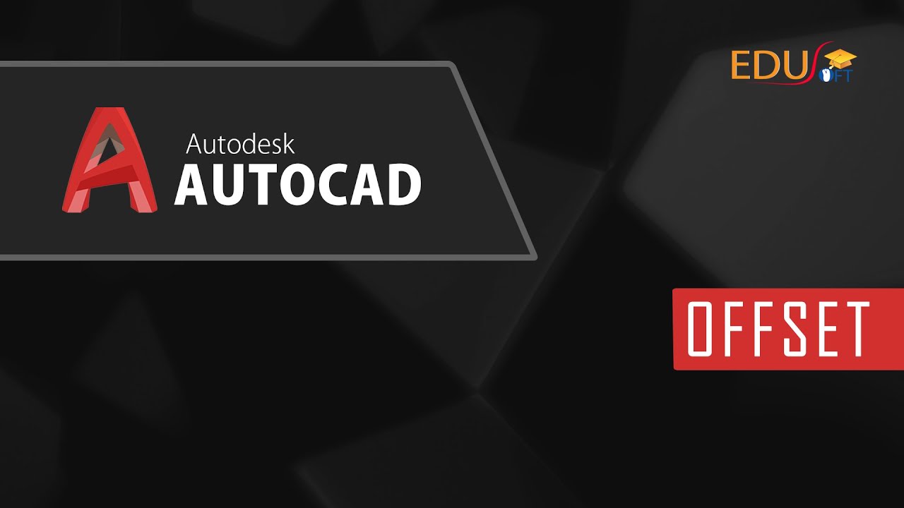 Tutorial For Beginners Offset Command In Autocad Youtube