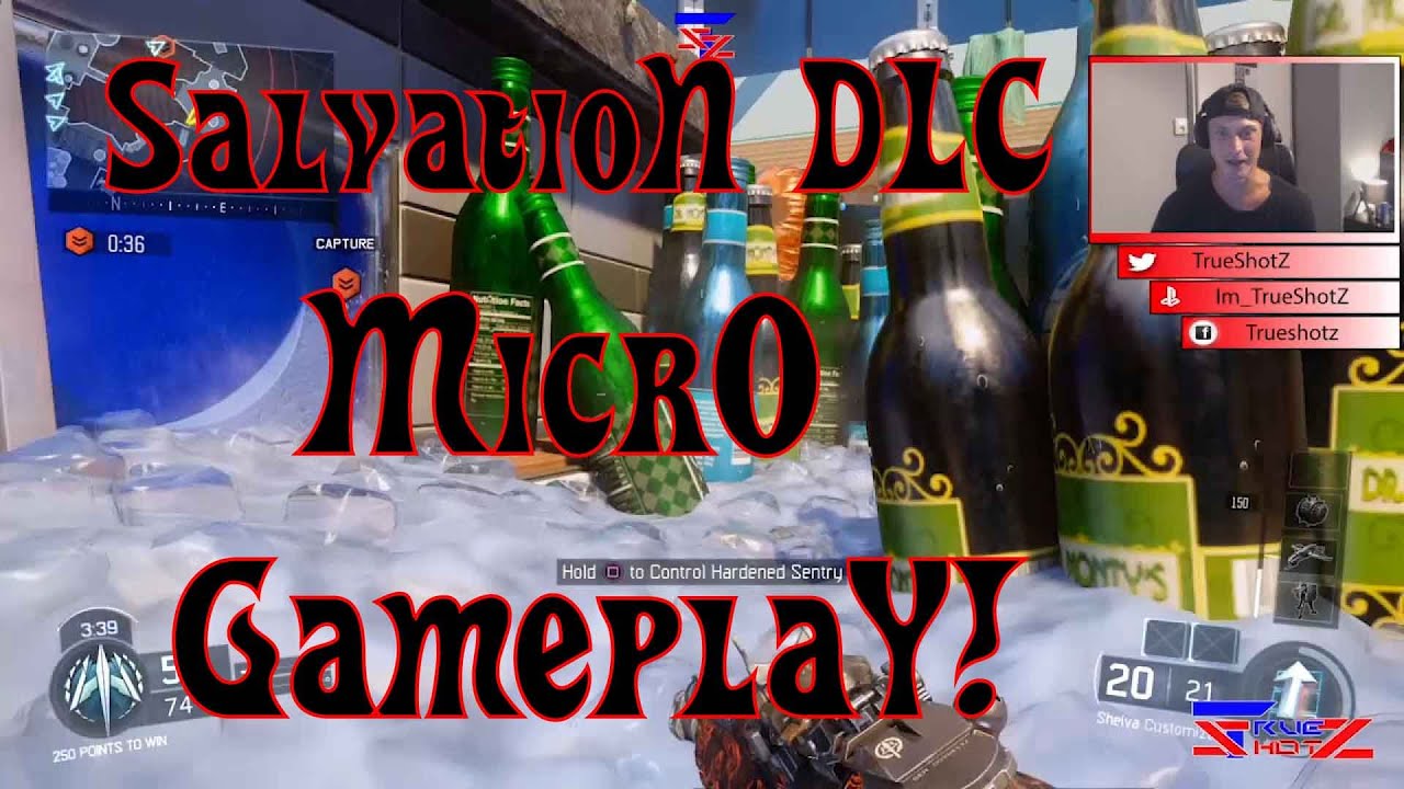 BO3 MICRO gameplay 50+ kill (SALVATION DLC 4 BO3) Live W/ TrueShotZ ...