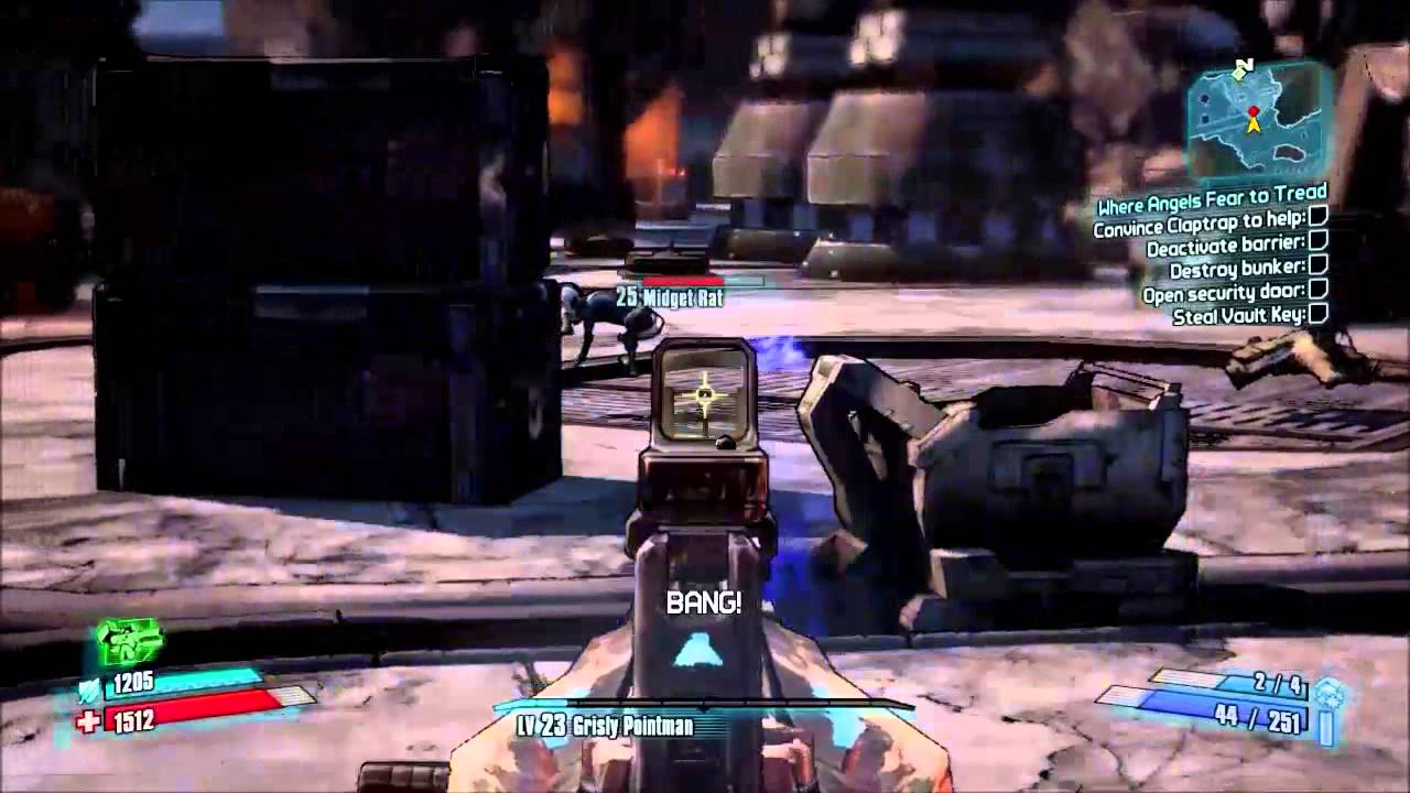 Borderlands 2 cursed weapon - YouTube