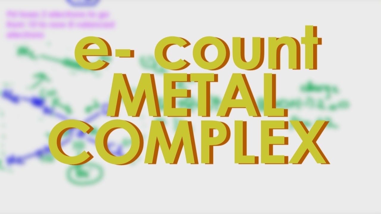Electron count Metal complex explained - YouTube