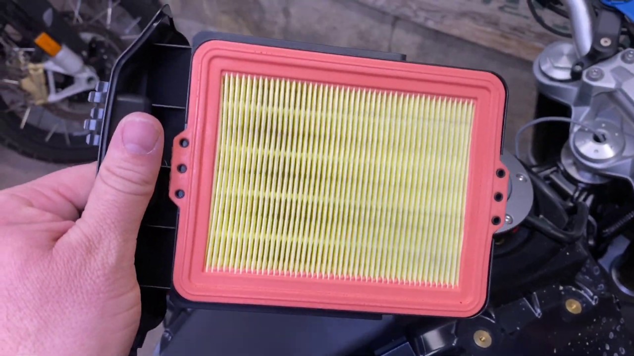 BMW F 900 R Panel Removal and Air Filter - YouTube