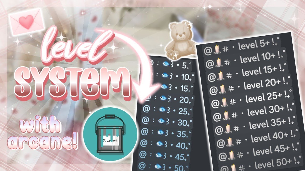 [DISCORD TUTORIAL] SETUP LEVELS IN YOUR DISCORD SERVER Using Arcane ...