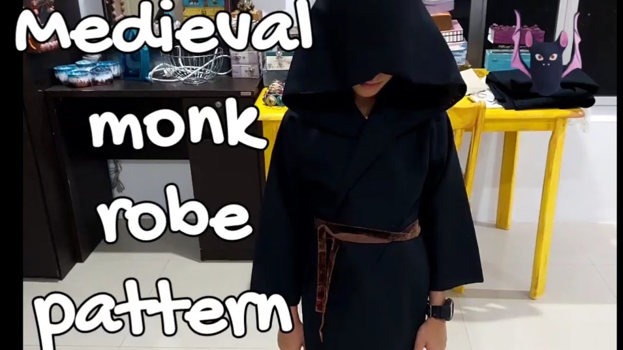 [Do it yourself] Medieval Monk Robe costume - YouTube