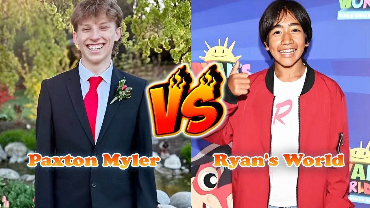 Paxton Myler (Ninja Kidz TV) VS Ryan Transformation 👑 From Baby To 2025 ...
