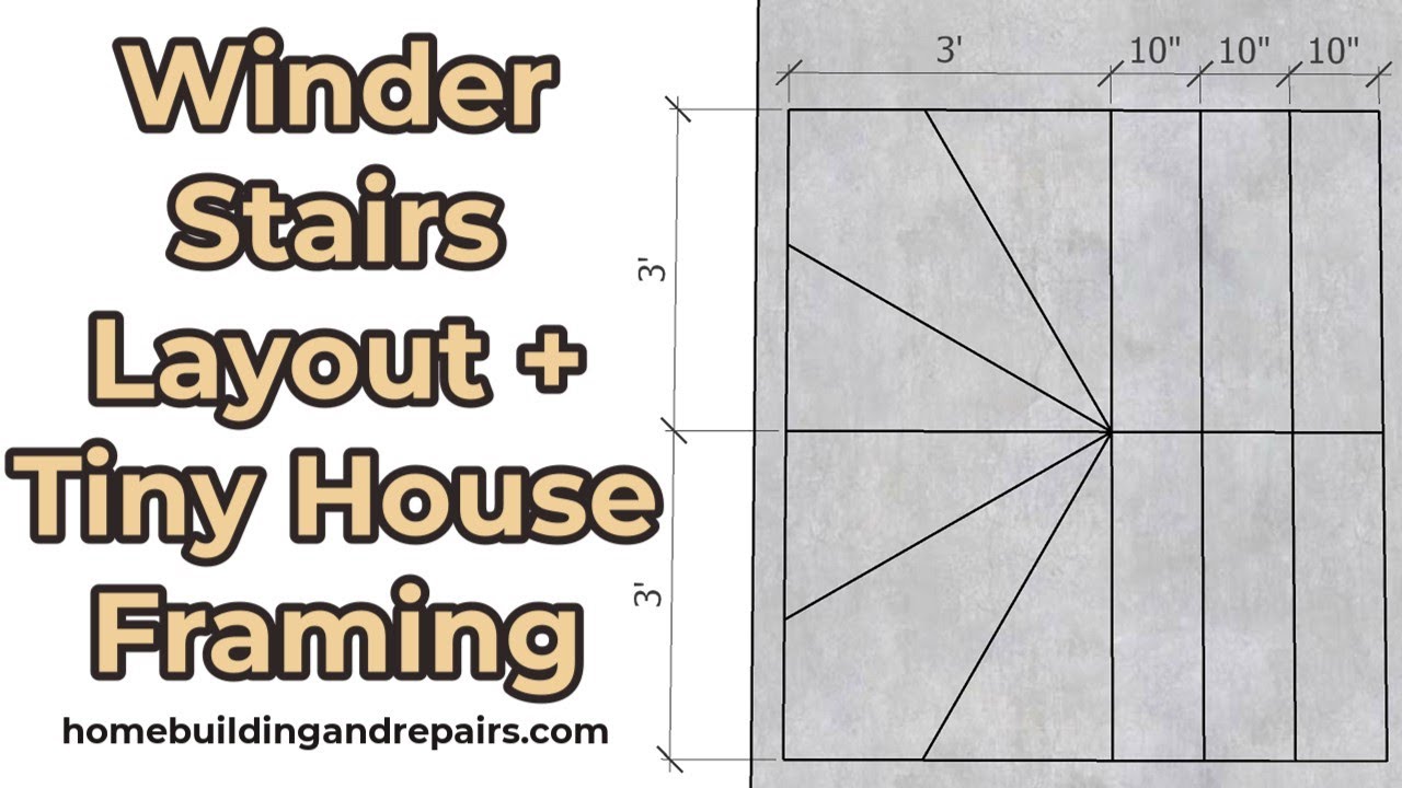 30 Degree Winder Stair Layout And Super Small Two Story House Framing ...