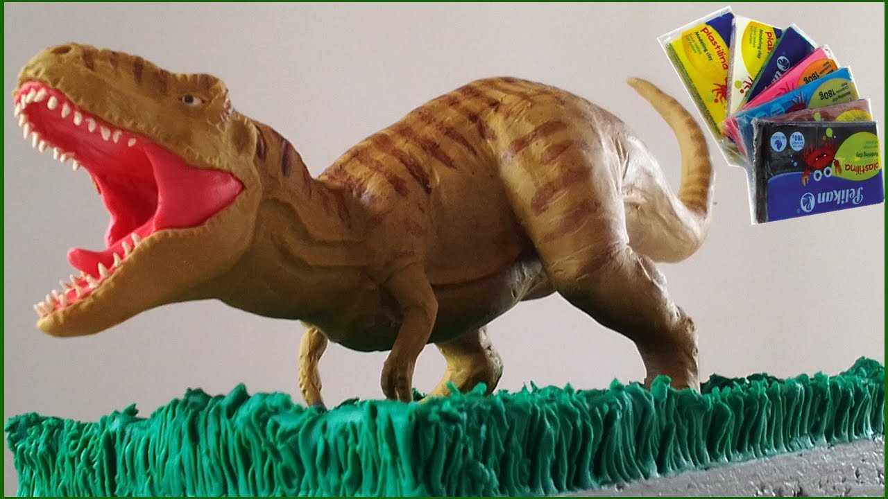 NEW T-REX WITH CLAY/PLASTILINA. JURASSIC WORLD REBIRTH 2025. - YouTube