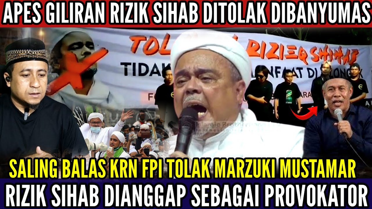 APES Giliran Rizik Sihab Ditolak Dicilongok Banyumas imbas FPI Tolak Marzuki Mustamar - YouTube