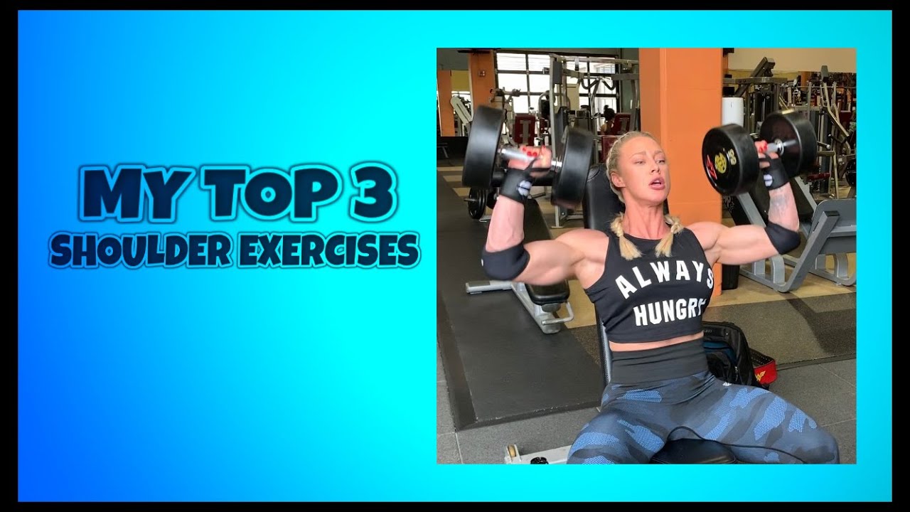 TOP 3 SHOULDER EXERCISES - YouTube