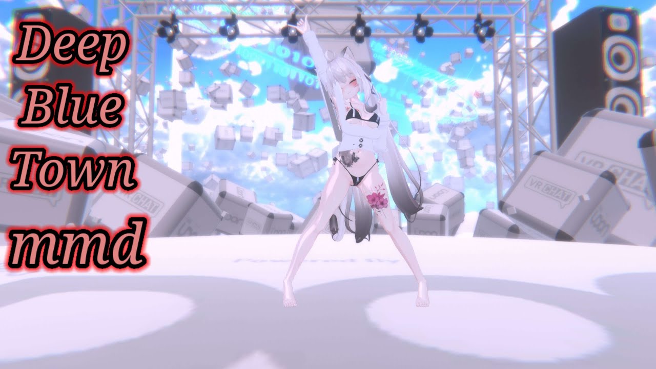 Deep Blue Town mmd 18 ver - YouTube