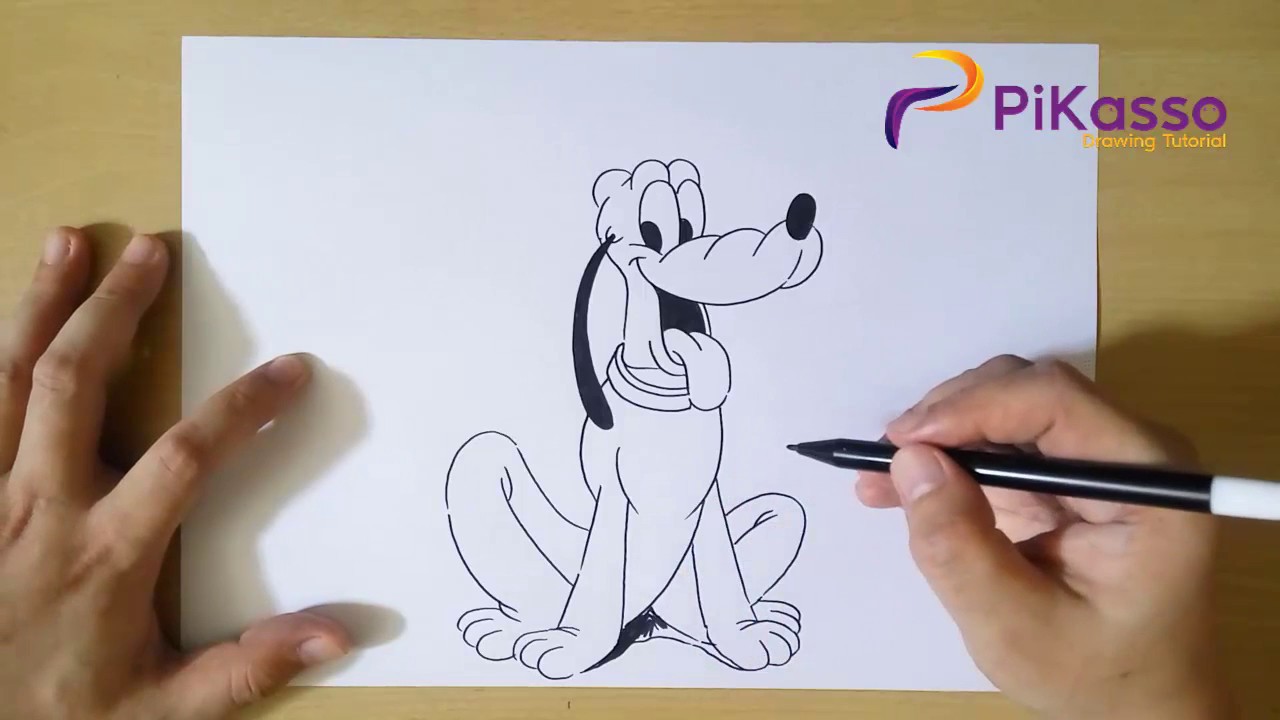How to Draw Pluto step by step - YouTube