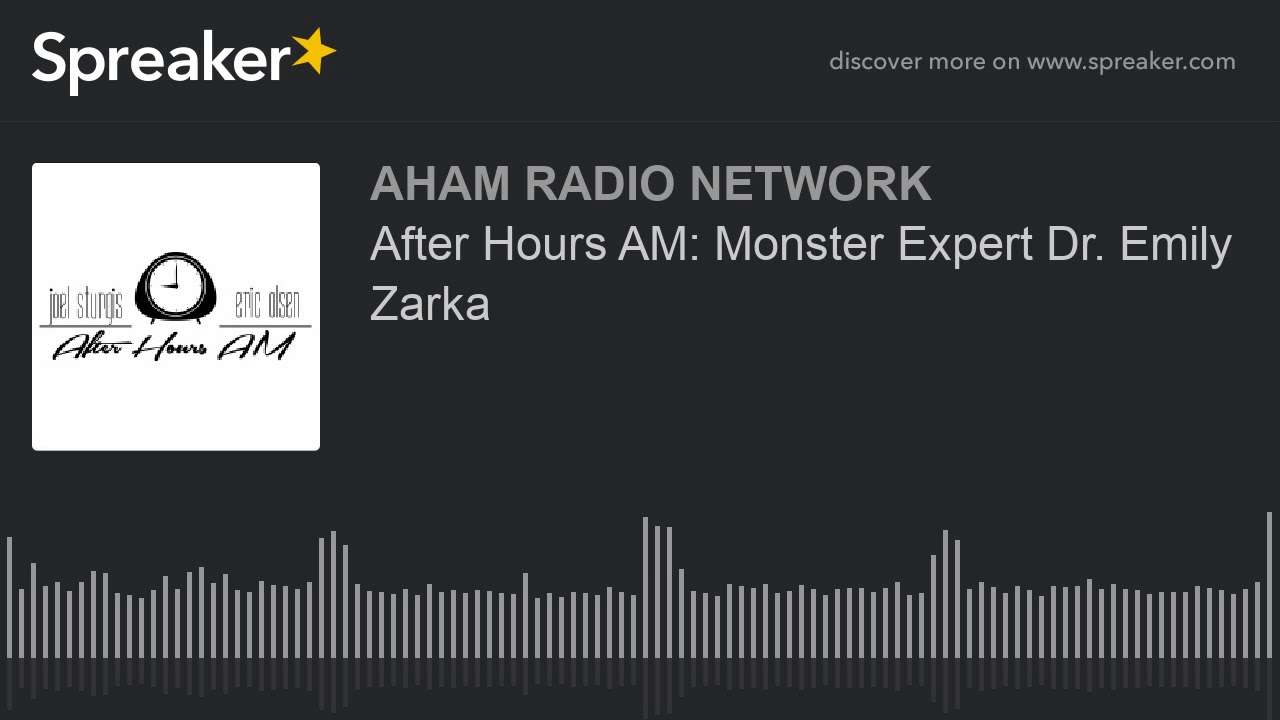 After Hours AM: Monster Expert Dr. Emily Zarka - YouTube