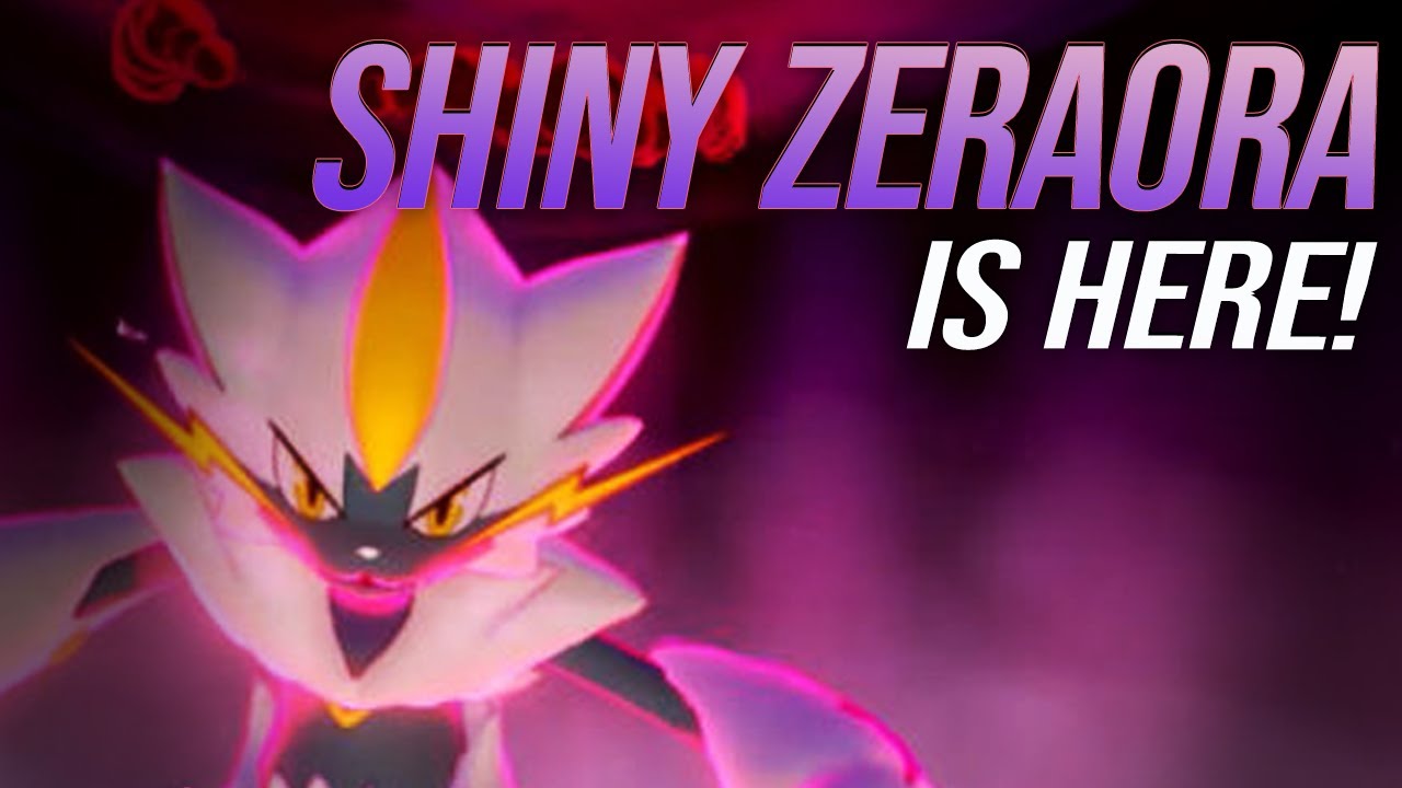 Pokemon Sword and Shield SHINY ZERAORA IS HERE!...kinda!? - YouTube