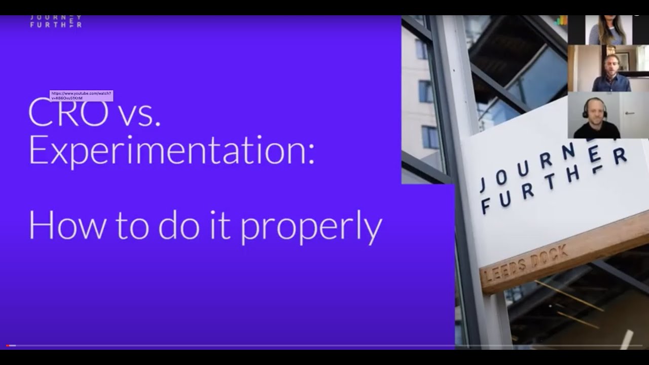Week 10: Journey Further - CRO vs Experimentation (and how to do it ...