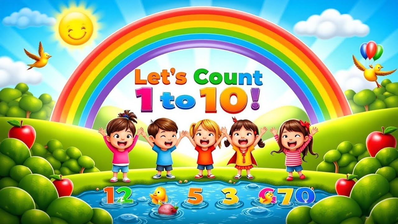 Koko TV-Let's Count 1 to 10-Count 1 to 10-Number Songs for children ...