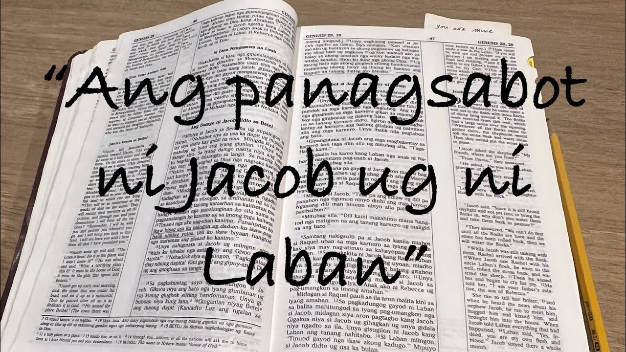 Genesis chapter 29-30 (Ang panagsabot ni Jacob ug ni Laban) - YouTube