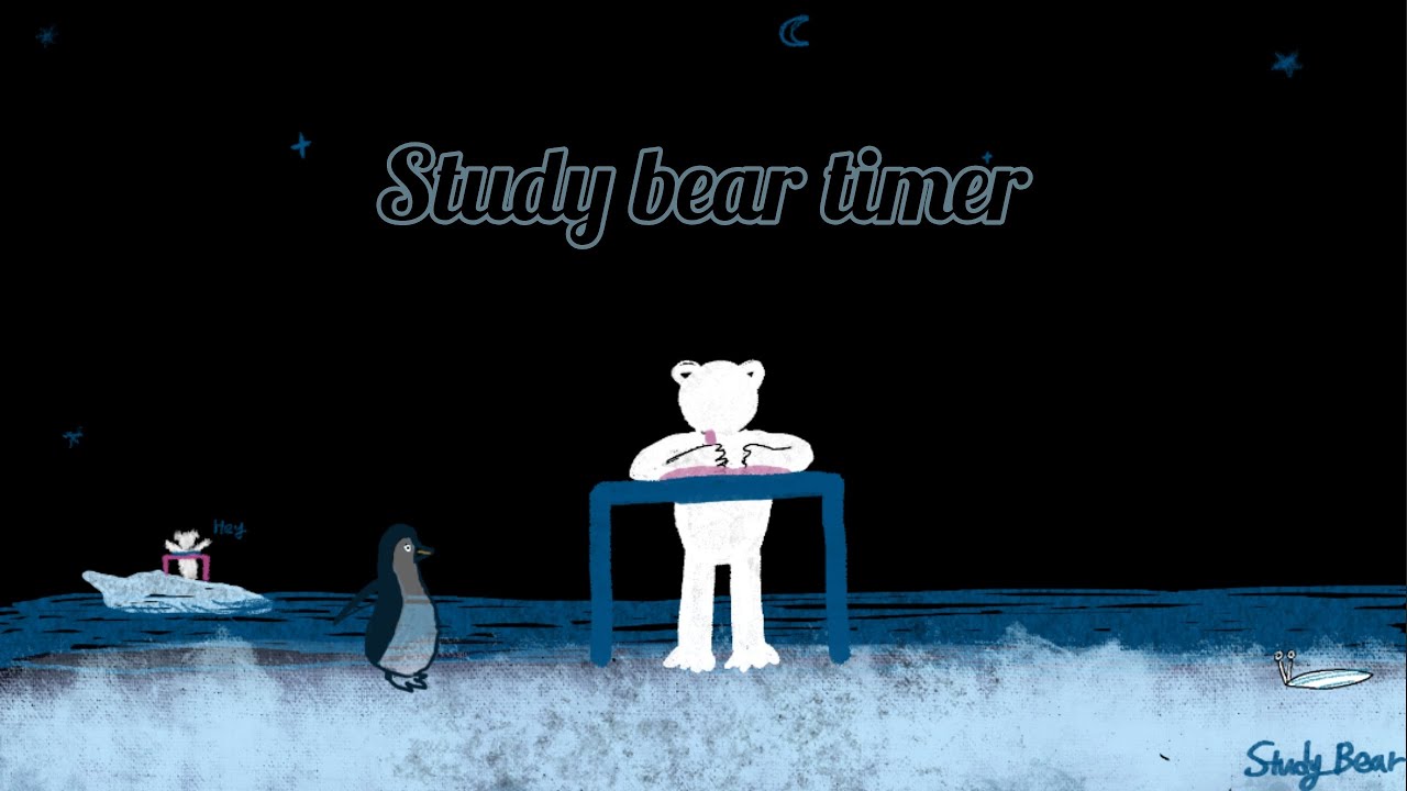 study bear timer #76 - YouTube