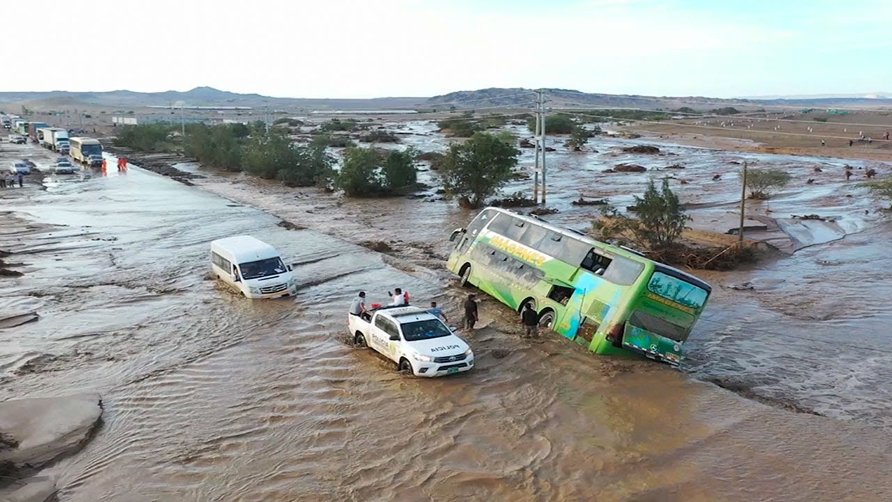 Huaico en Ica inunda casas en Ocucaje y afecta la Panamericana Sur ...
