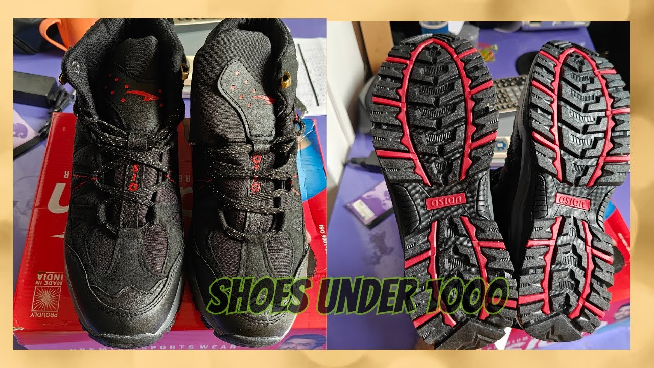 Best Trekking Shoe Under⚡1300/- Asian Hiking shoes Unboxing and Review ...
