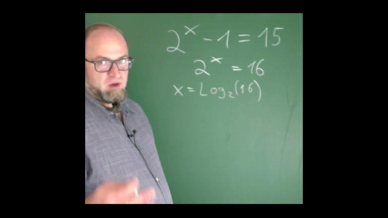 Einfache Exponentialgleichung - YouTube
