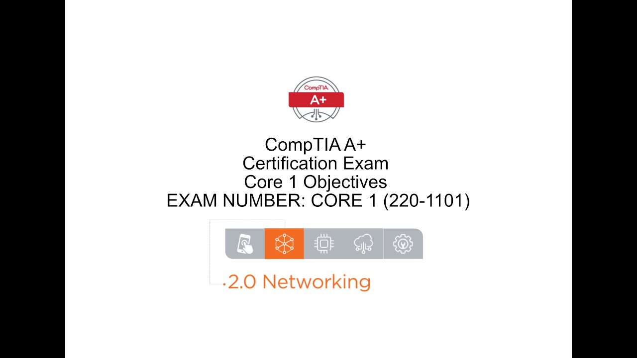 CompTIA A+ Core 1 (220-1101) Network - YouTube