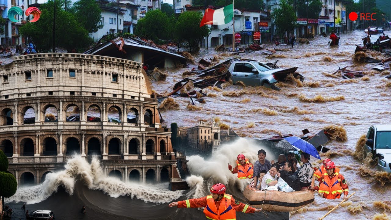 Pictures Natural Disasters STORM, Floods Caught On Camera On ITALY ...