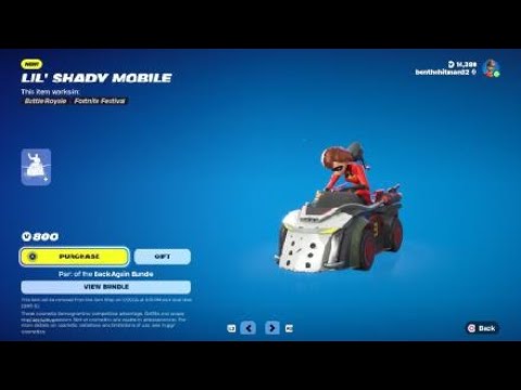 Fortnite November 6th Item Shop Lil Shady Mobile Emote - YouTube