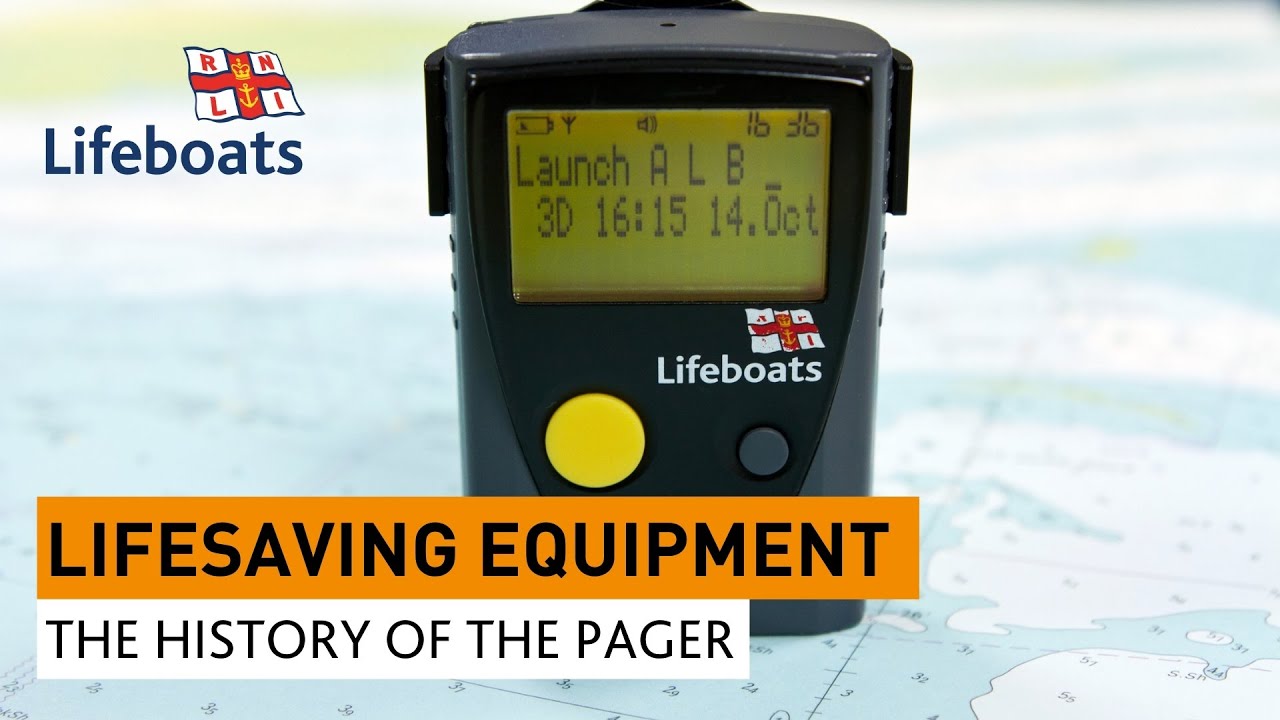 The History of the RNLI Pager: An Integral Piece of Kit - YouTube