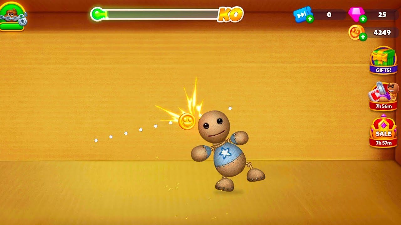 Kick the Buddy Second Kick mobile gaming paly - YouTube