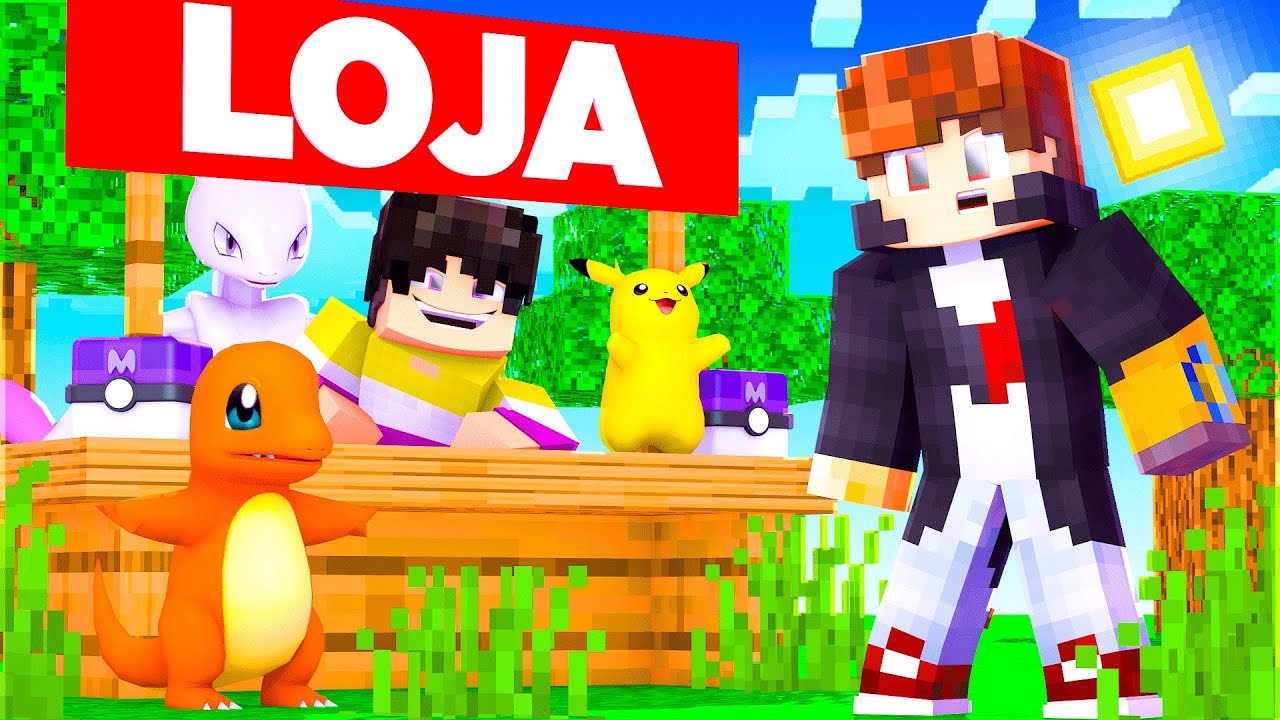 FIZ UMA LOJA PARA VENDER POKEMONS no PIXELMON!! - PARADEX - YouTube