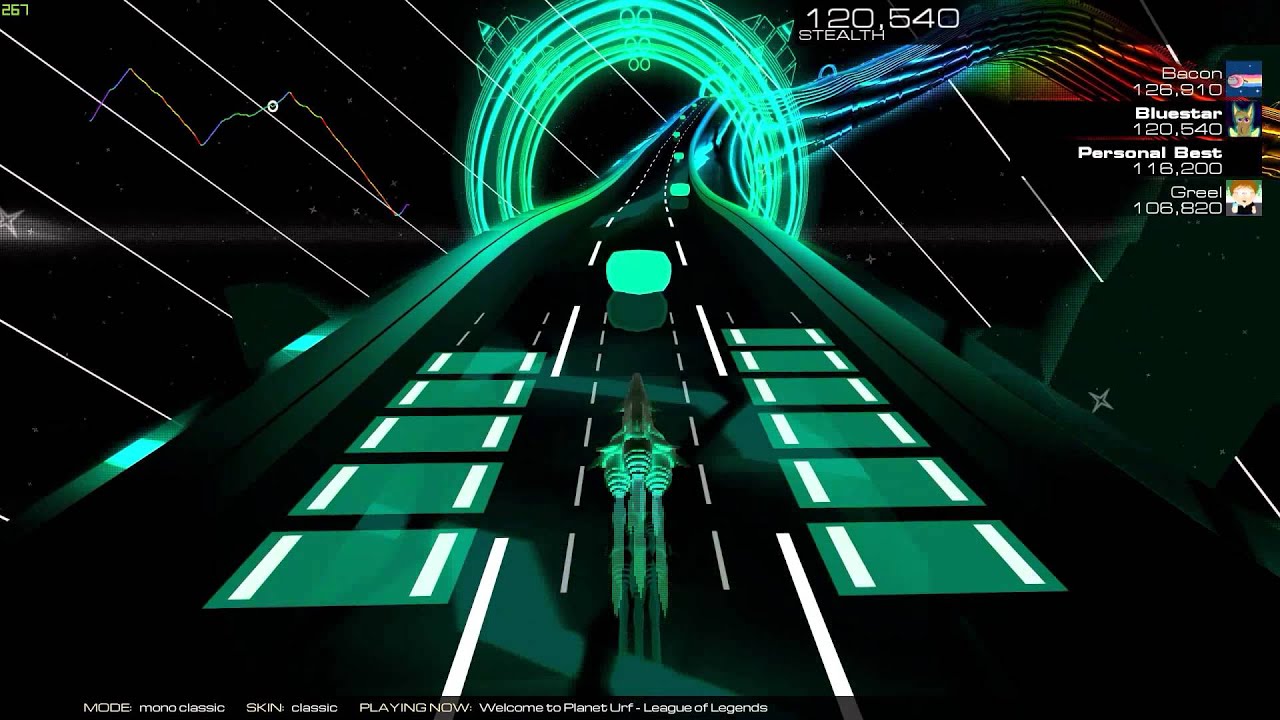 AudioSurf 2 - Welcome to Planet Urf 100% [60FPS 1440p] - YouTube