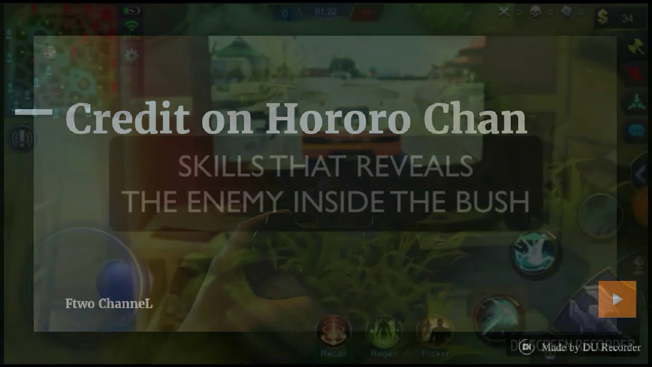Mobile Legends : Guide for hero that can't reveals the enemy inside the ...