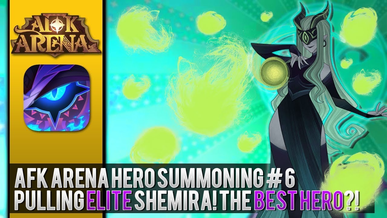 AFK Arean | Hero Summoning #6 | Elite Shemira & Elite Nemora!!! - YouTube