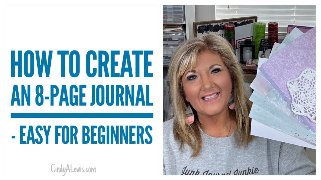 How to Create an 8-Page Journal - Easy for Beginners - YouTube