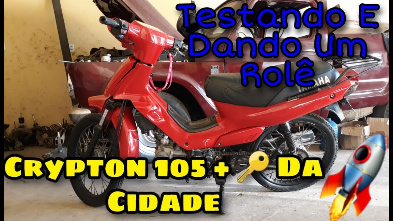 Crypton 105 Teste e Rolezinho Luiz Motovlog - YouTube