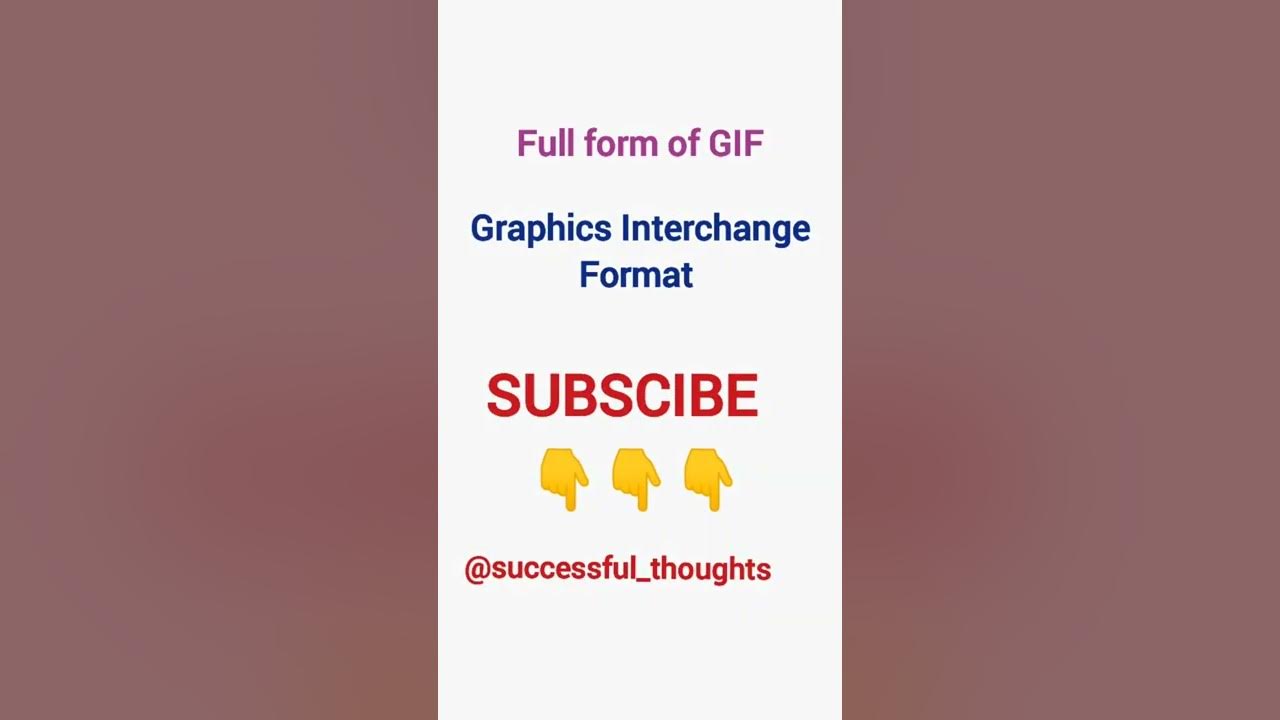 Full Form Of GIF successful thoughts YouTube full-form-of-gif-successful-thoughts-youtube