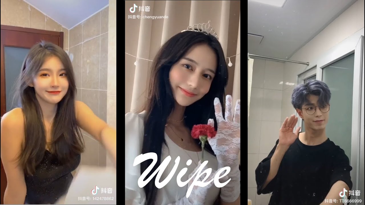 抖音擦镜子变装合集 TikTok Wipe Mirror Complication - YouTube