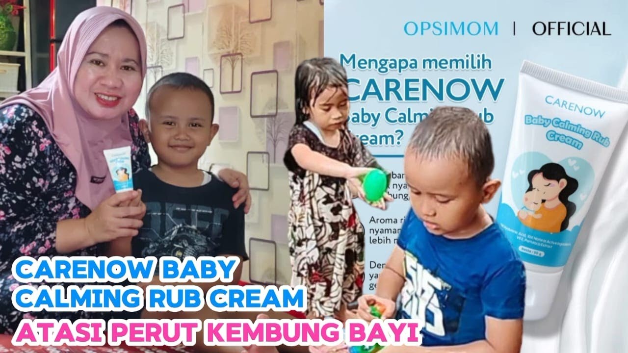 REVIEW CARENOW BABY CALMING RUB CREAM || atasi perut kembung bayi || by ...