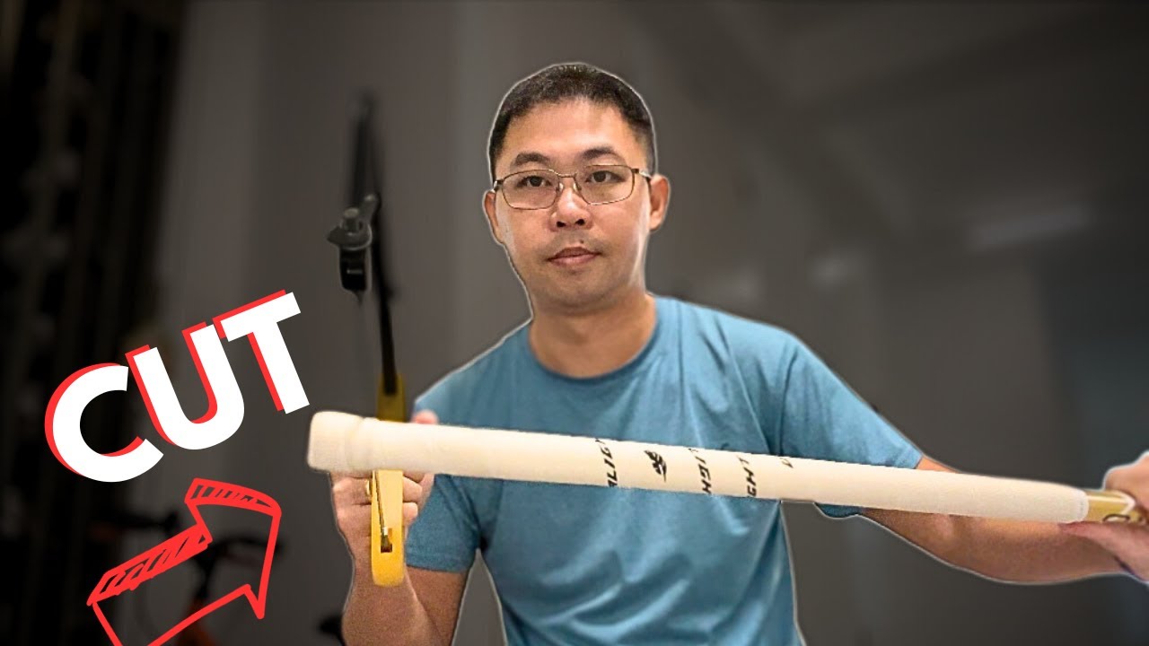 How do I cut Floorball Stick? - YouTube